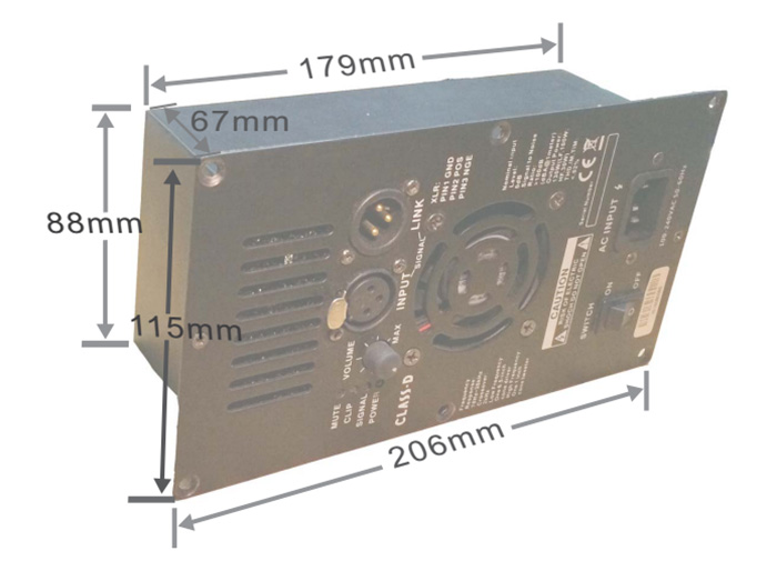 D1-150W Single Channel 150 Watts Class D Powered Module - Buy active ...