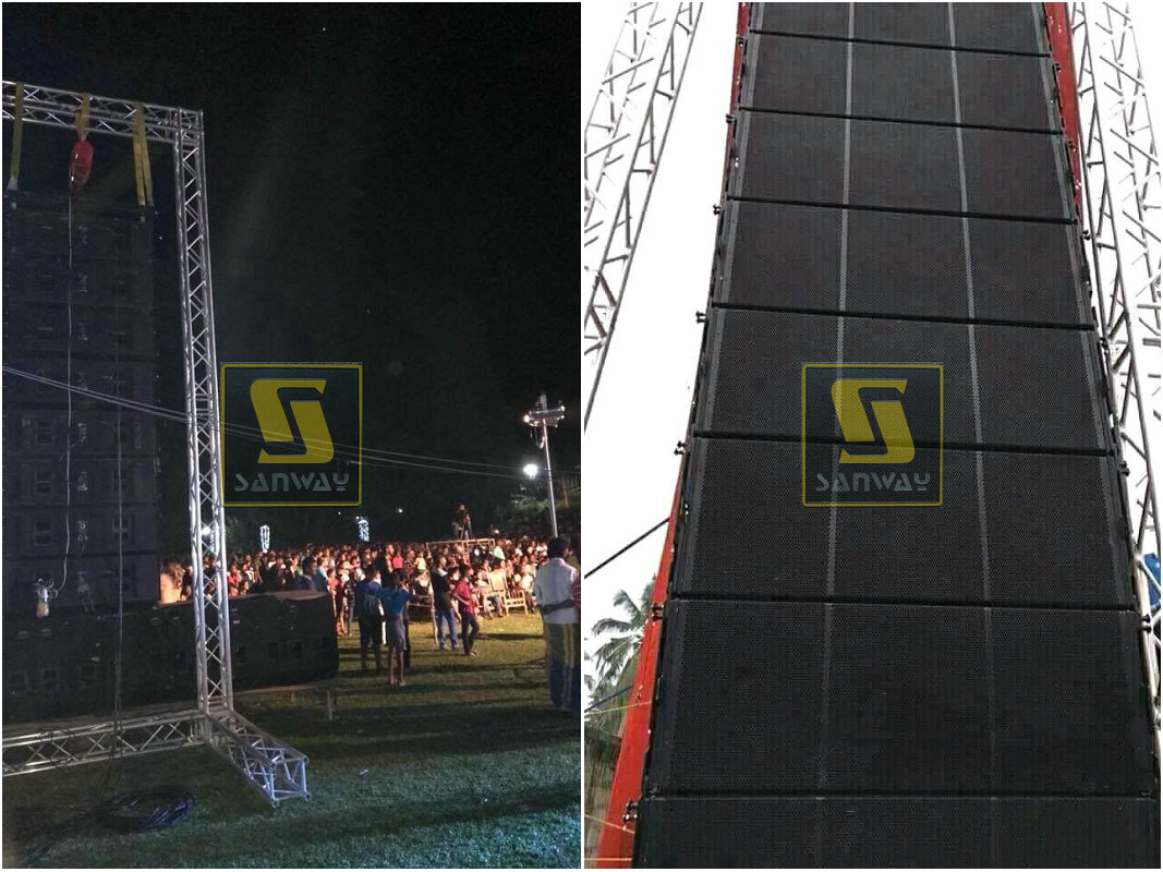 Aero 50 line array speaker provide an exceptional sound to a Music Festival in Sri Lanka ...