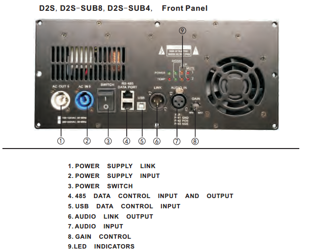 D2S 2CH 900W DSP Built-in Amplifier Module Class D - Buy amplifier ...