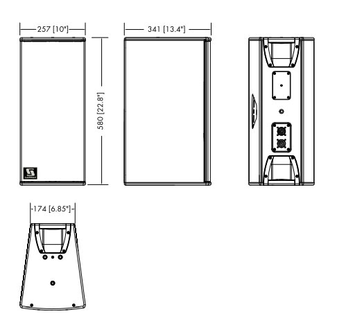 Y10P Dual 8 Inch Passive Pa Loudspeaker System for Concert - Buy ...